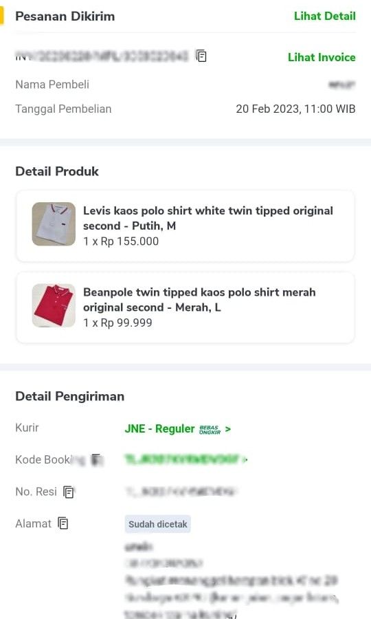 SOLD TOKPED, Fesyen Pria, Pakaian , Atasan di Carousell