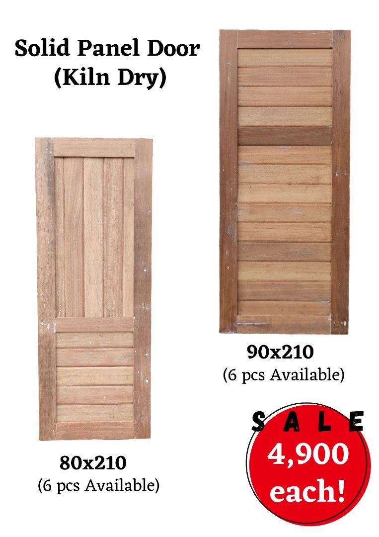 Solid Panel Door (Kiln Dry), Furniture & Home Living, Furniture, Other ...