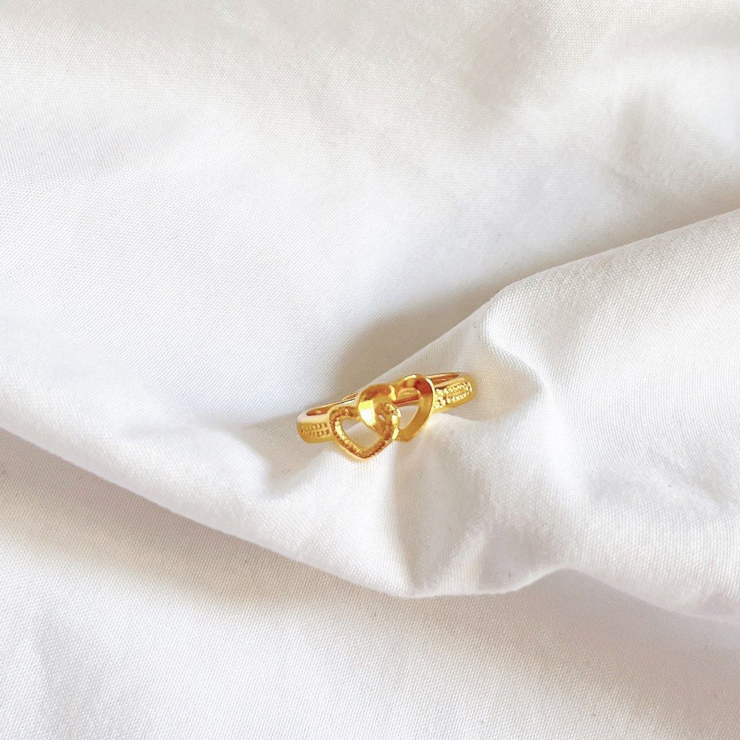 *Special Promo* Vietnamese Sand Gold Love Series 24K Gold 999 Ring ...