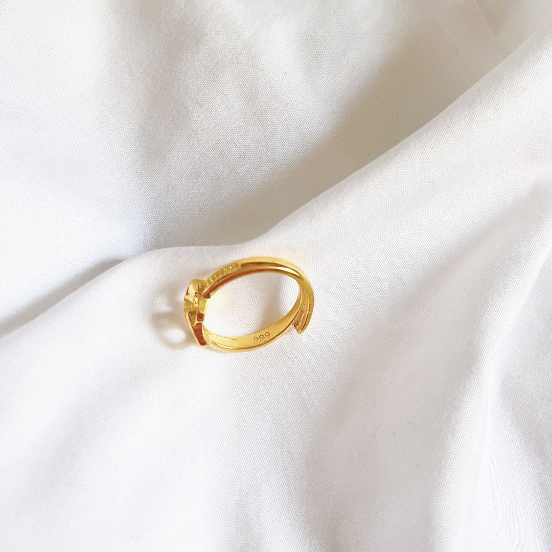 *Special Promo* Vietnamese Sand Gold Love Series 24K Gold 999 Ring ...