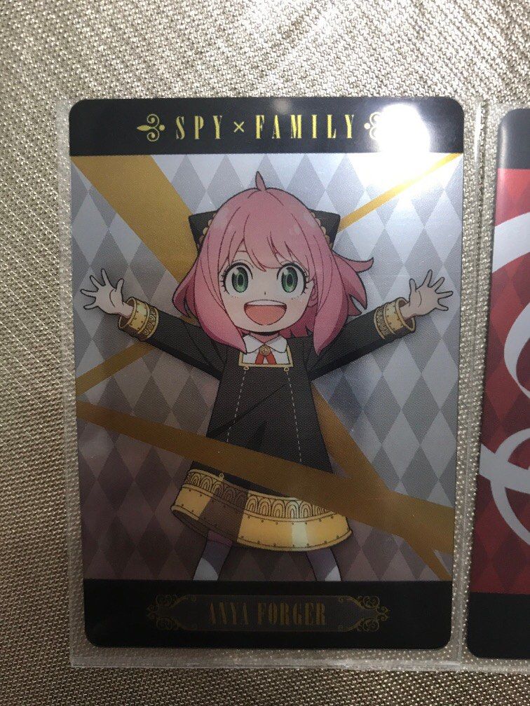 Spy Family Metal Card Set - Anya, Loid, Yor Forger Family, Hobbies ...