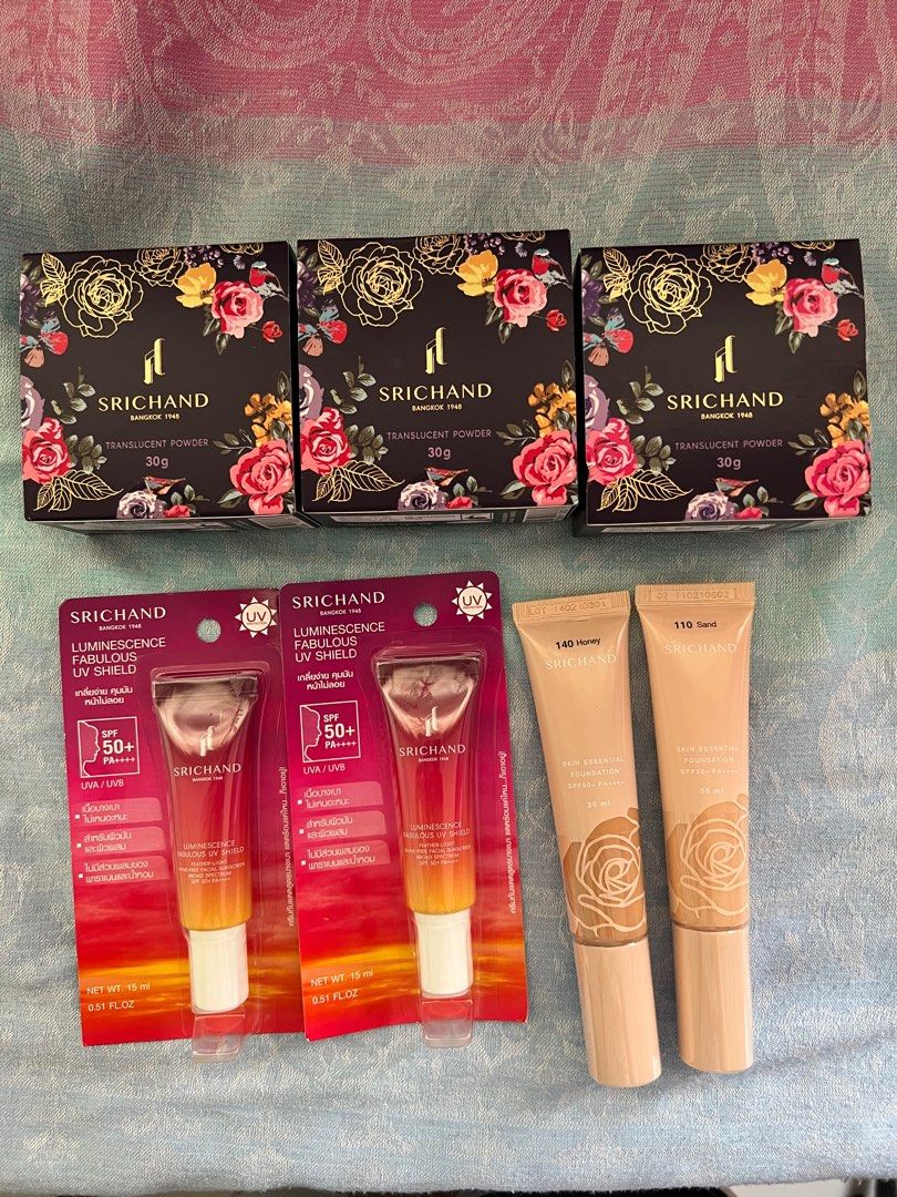 Srichand translucent powder, Luminescence Fabulous UV Shield Sunscreen ...