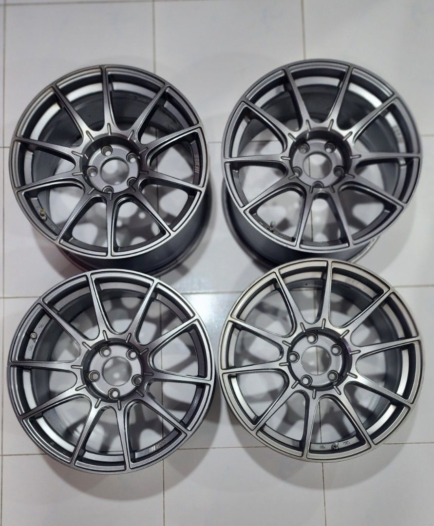 SSR GTX01 114.3, Car Accessories, Tyres & Rims on Carousell