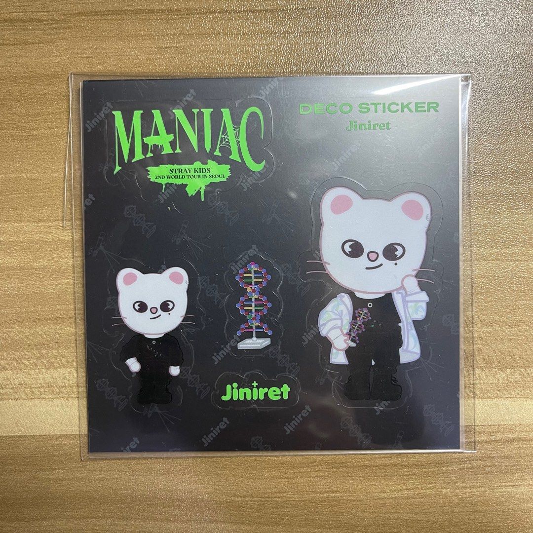Stray Kids Hyunjin Jiniret Maniac Deco Sticker, Hobbies & Toys ...