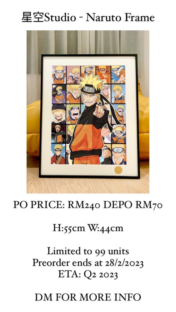星空Studio - Naruto Frame, Hobbies & Toys, Toys & Games on Carousell