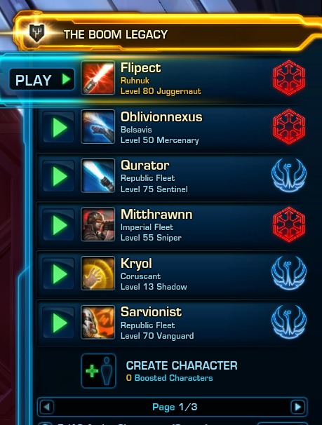 SWTOR Account, Video Gaming, Video Games, Others on Carousell