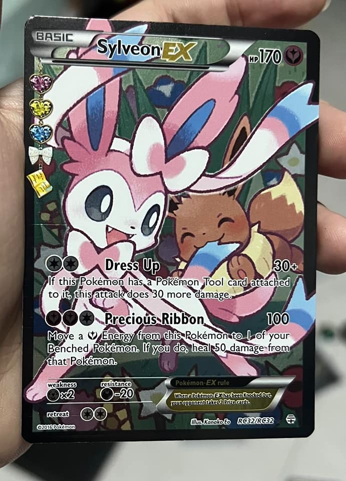 Sylveon EX (Pokemon TCG Cards - Radiant Collection), Hobbies & Toys ...