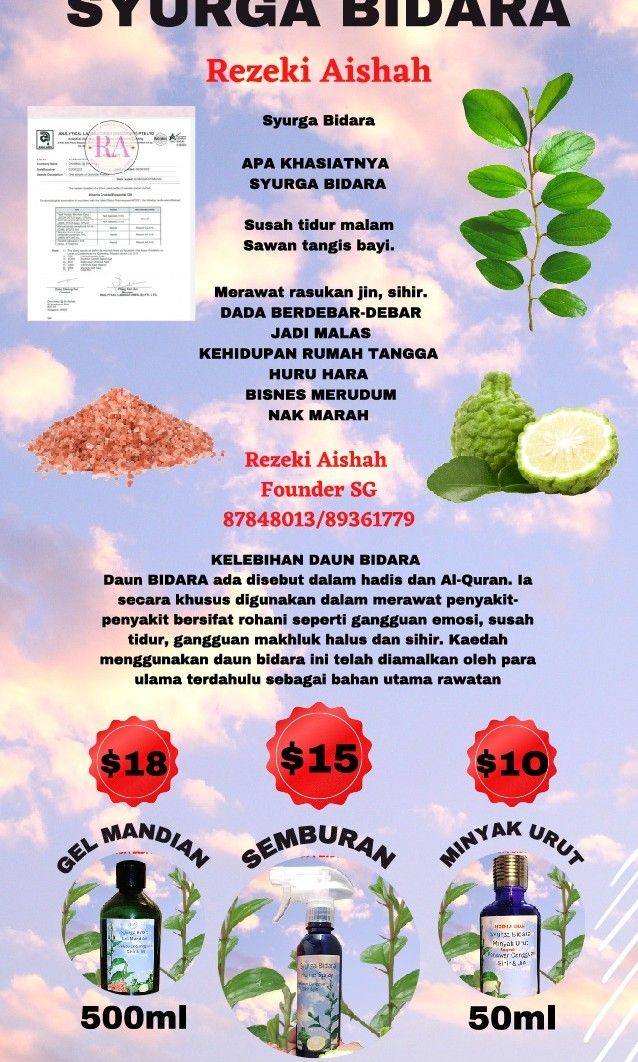 Syurga Bidara, Beauty & Personal Care, Bath & Body, Bath on Carousell