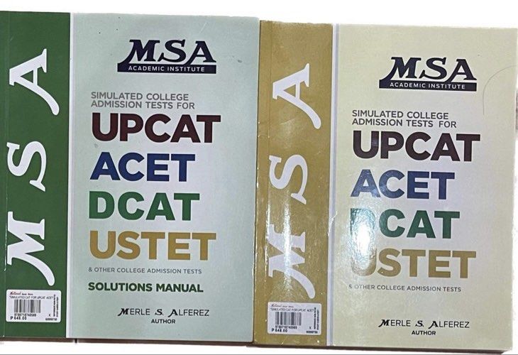 ️TAKE ALL ️9 PIECES OF COLLEGE ENTRANCE TEST REVIEWERS UST,UP, ADMU ...
