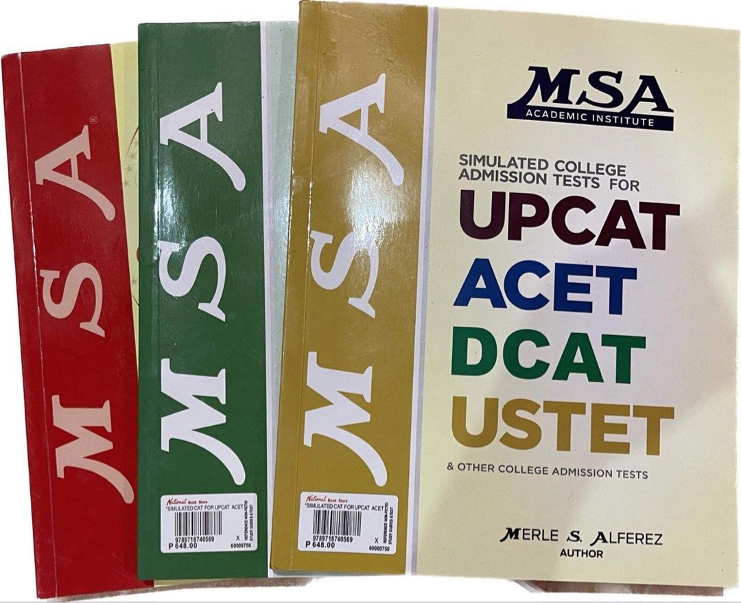 ️TAKE ALL ️9 PIECES OF COLLEGE ENTRANCE TEST REVIEWERS UST,UP, ADMU ...