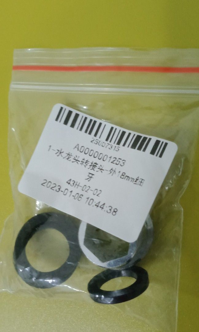 Tap adapter 18mm to 22mm (external thread), Everything Else on Carousell