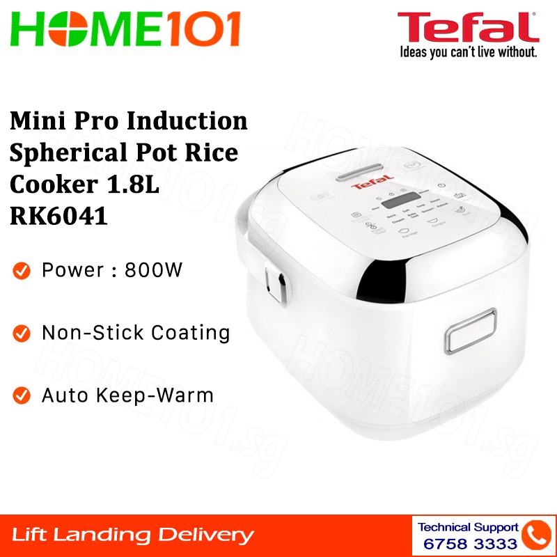 Tefal Mini Pro Induction Spherical Pot Rice Cooker 1.8L RK6041, TV ...