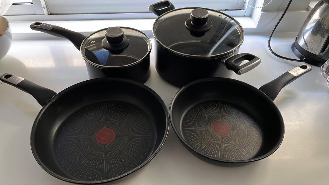 Tefal Pans set, Furniture & Home Living, Kitchenware & Tableware ...