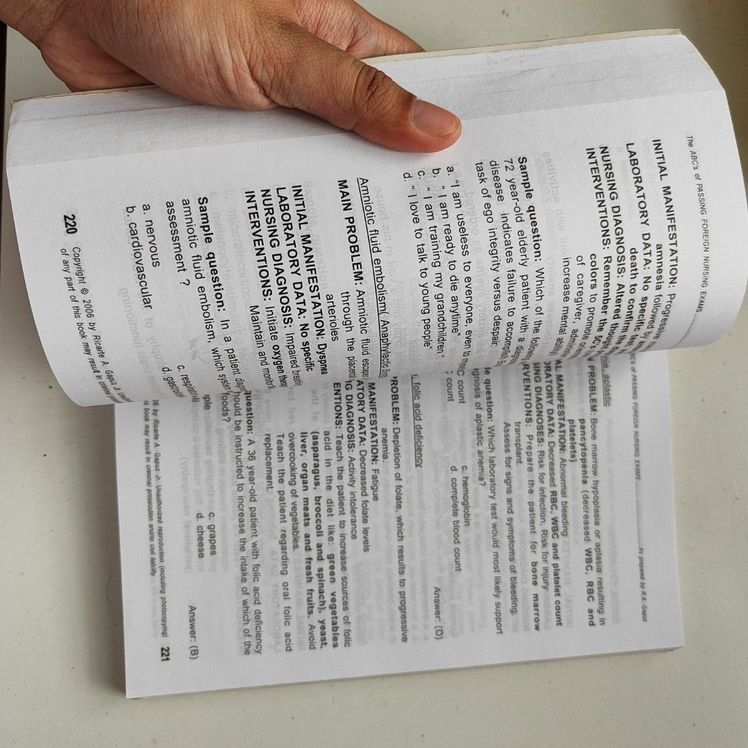 The ABCs of Passing Foreign Nursing Exams by Ray Gapuz, Hobbies & Toys ...