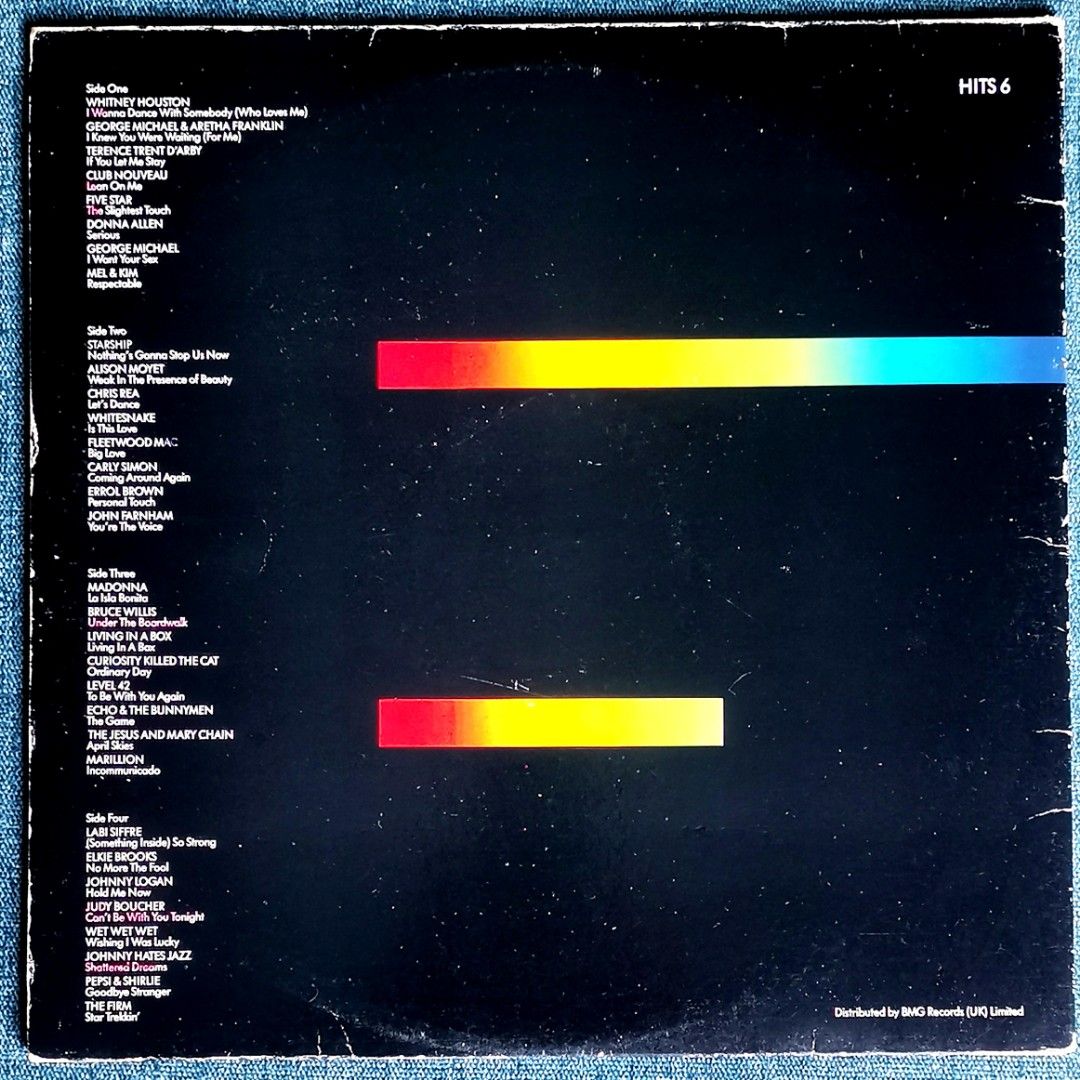 The Hits Album 6 - Various Artist Compilation, 2 x LP Gatefold Album ...