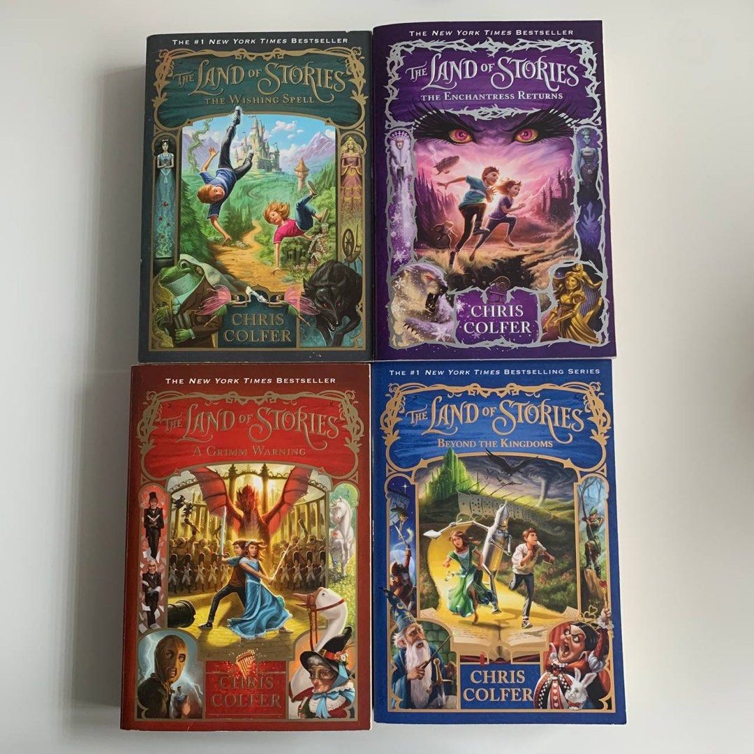 the land of stories 1-4, Hobbies & Toys, Books & Magazines, Fiction ...
