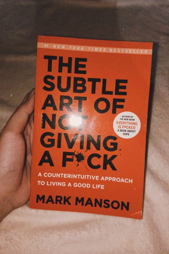 The Subtle Art if Not Giving a Fvck by Mark Mansons, Hobbies & Toys ...