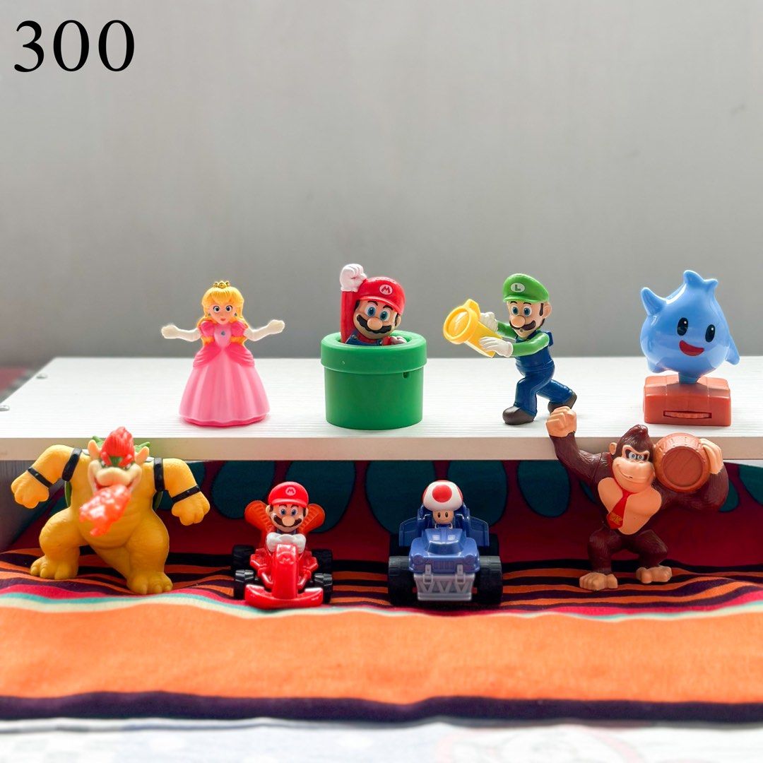 The Super Mario Bros Movie Mcdonald's Happy Meal 2023, Hobbies & Toys ...