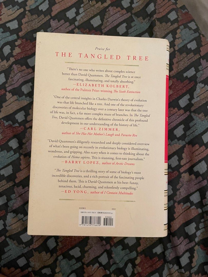 The Tangled Tree - David Quammen, Hobbies & Toys, Books & Magazines ...