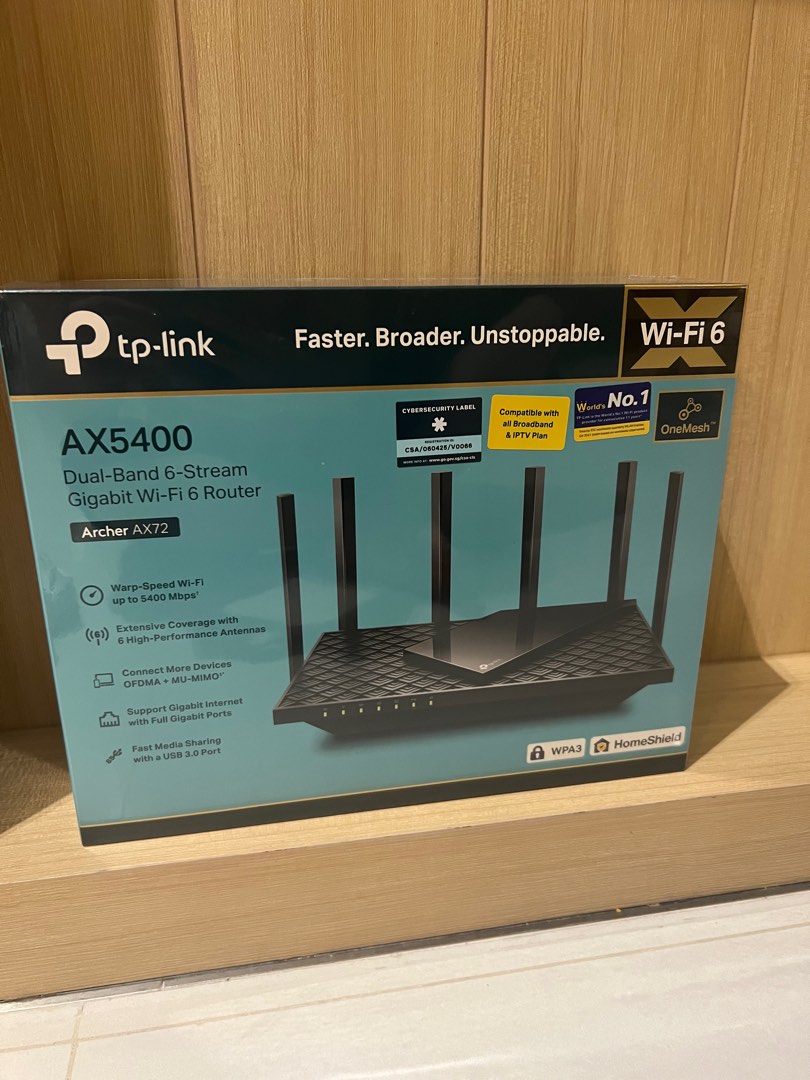 TP Link router AX5400, Computers & Tech, Parts & Accessories ...