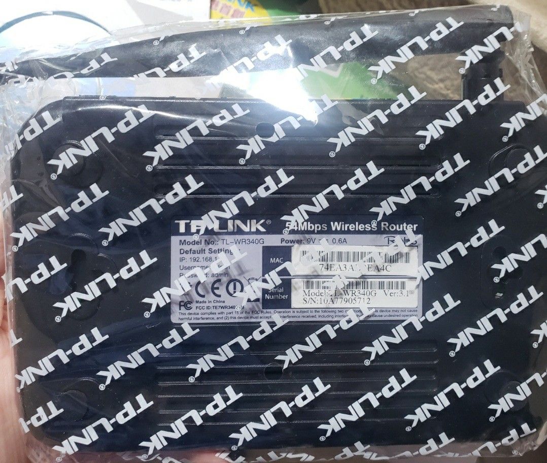 TP-LINK 54Mbps Wireless G Router TL-WR340G, 電腦＆科技, 電腦周邊及配件, Wifi及上網相關產品 ...