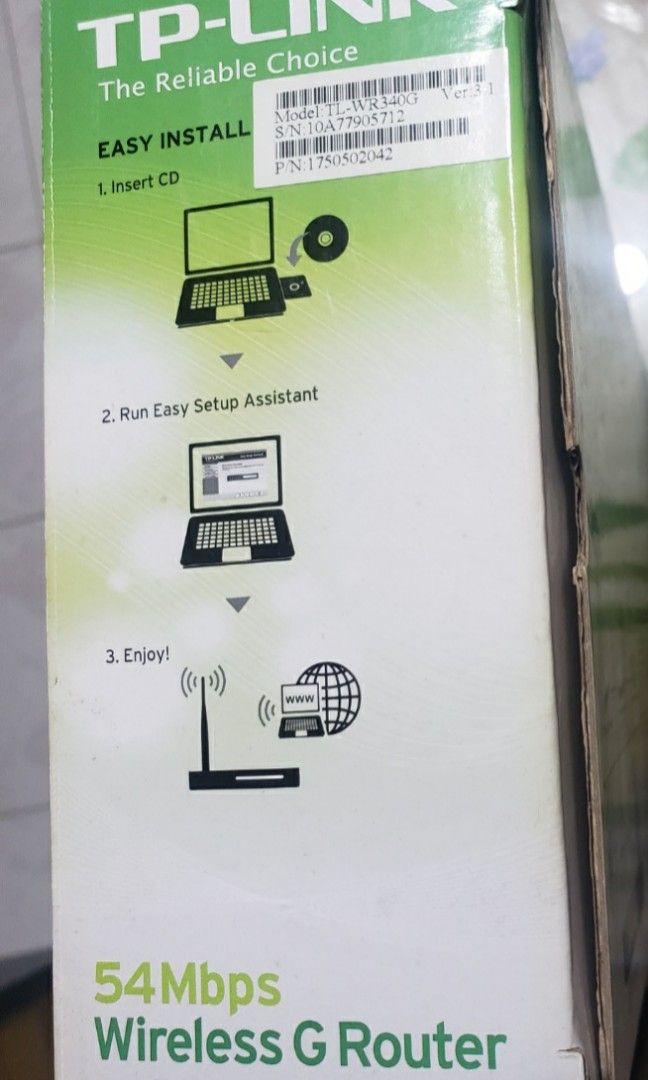 TP-LINK 54Mbps Wireless G Router TL-WR340G, 電腦＆科技, 電腦周邊及配件, Wifi及上網相關產品 ...