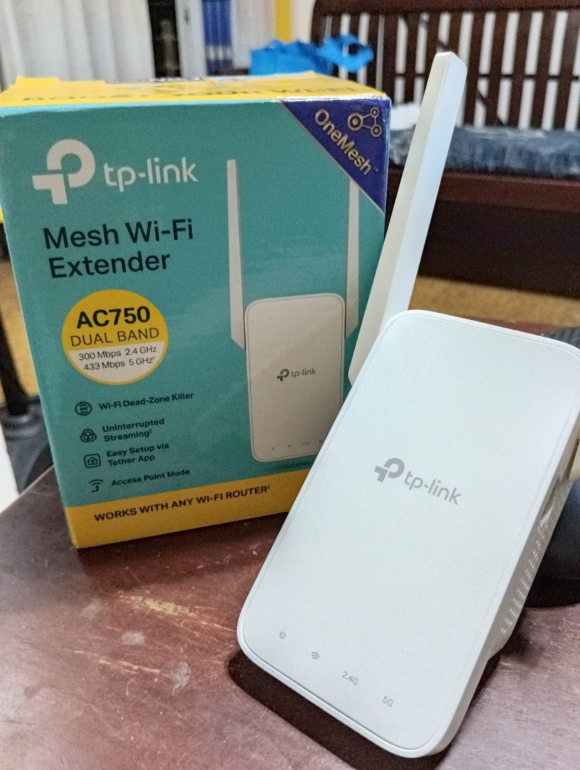 TP-LINK RE215 AC750 WIFI EXTENDER, Computers & Tech, Parts ...