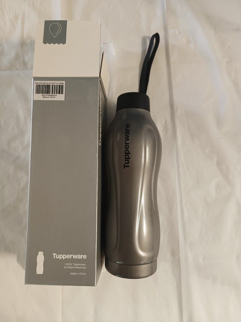 Tupperware Eco insulated bottle 550ml, Furniture & Home Living ...