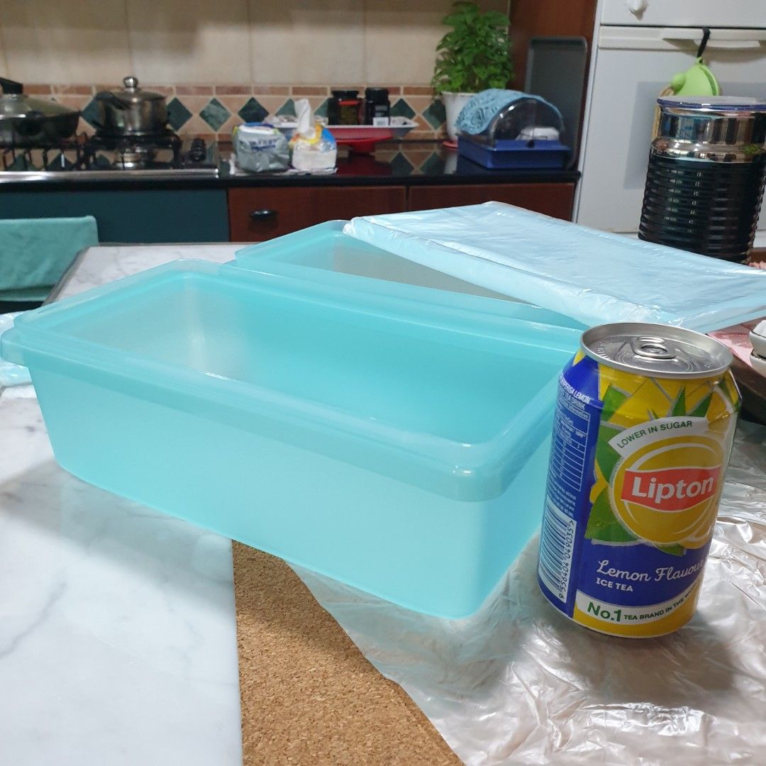 Tupperware rectangular containers, Furniture & Home Living, Kitchenware ...