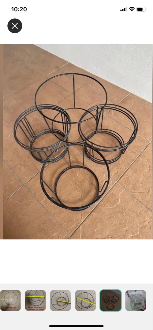 Two way pot stand, Furniture & Home Living, Gardening, Pots & Planters ...