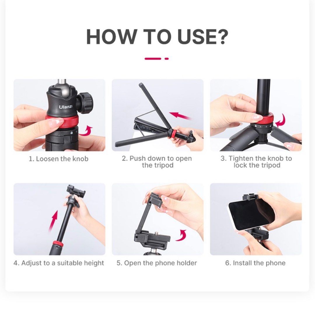 Ulanzi MT-44 tripod, Photography, Photography Accessories, Tripods ...