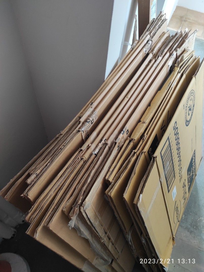 Used carton boxes, Everything Else on Carousell