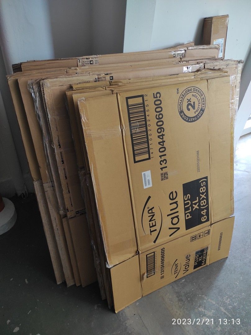 Used carton boxes, Everything Else on Carousell