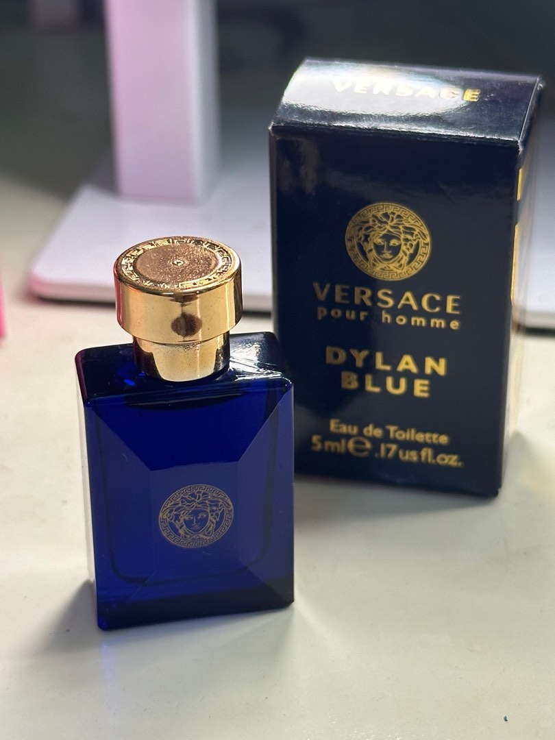 VERSACE DYLAN BLUE EAU DE TOILETTE 5ml, Beauty & Personal Care ...