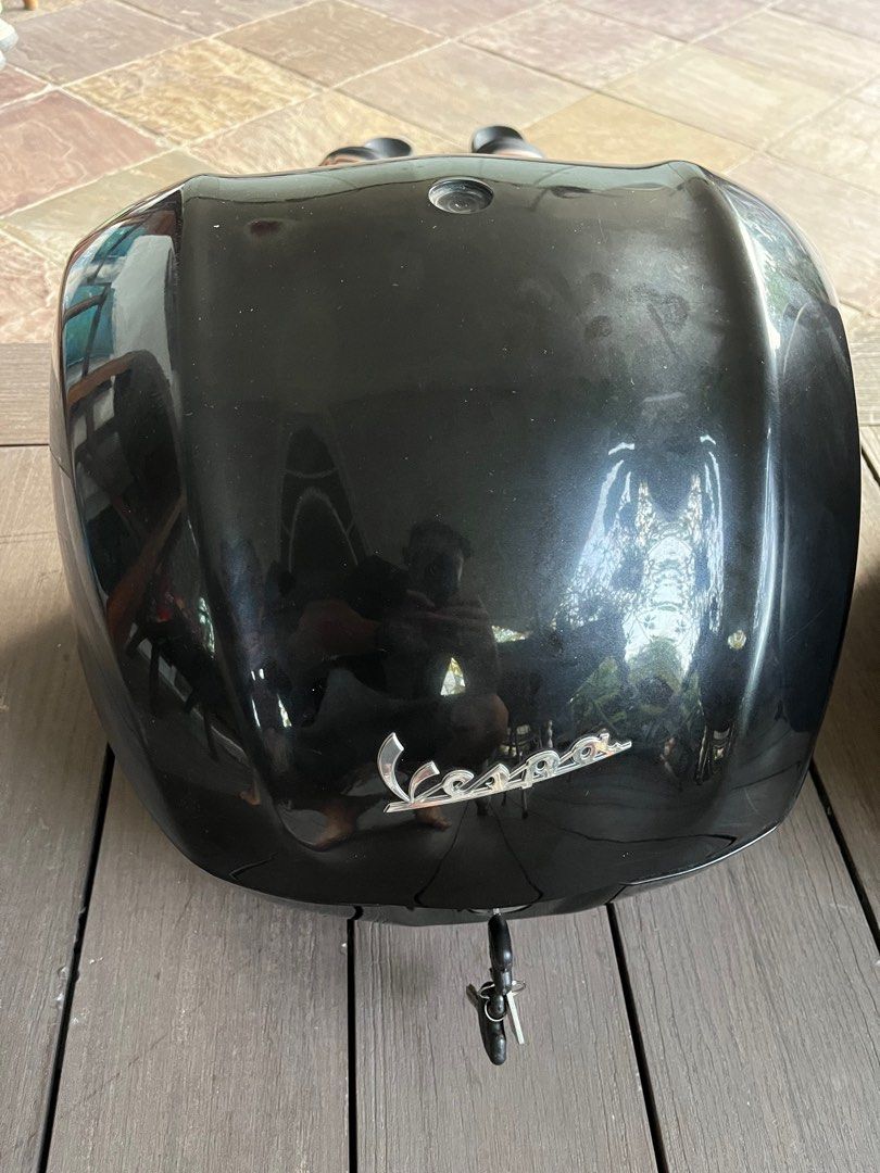 Vespa box, Motorcycles, Motorcycle Accessories on Carousell
