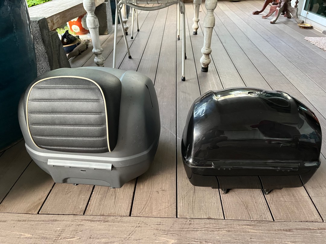Vespa box, Motorcycles, Motorcycle Accessories on Carousell