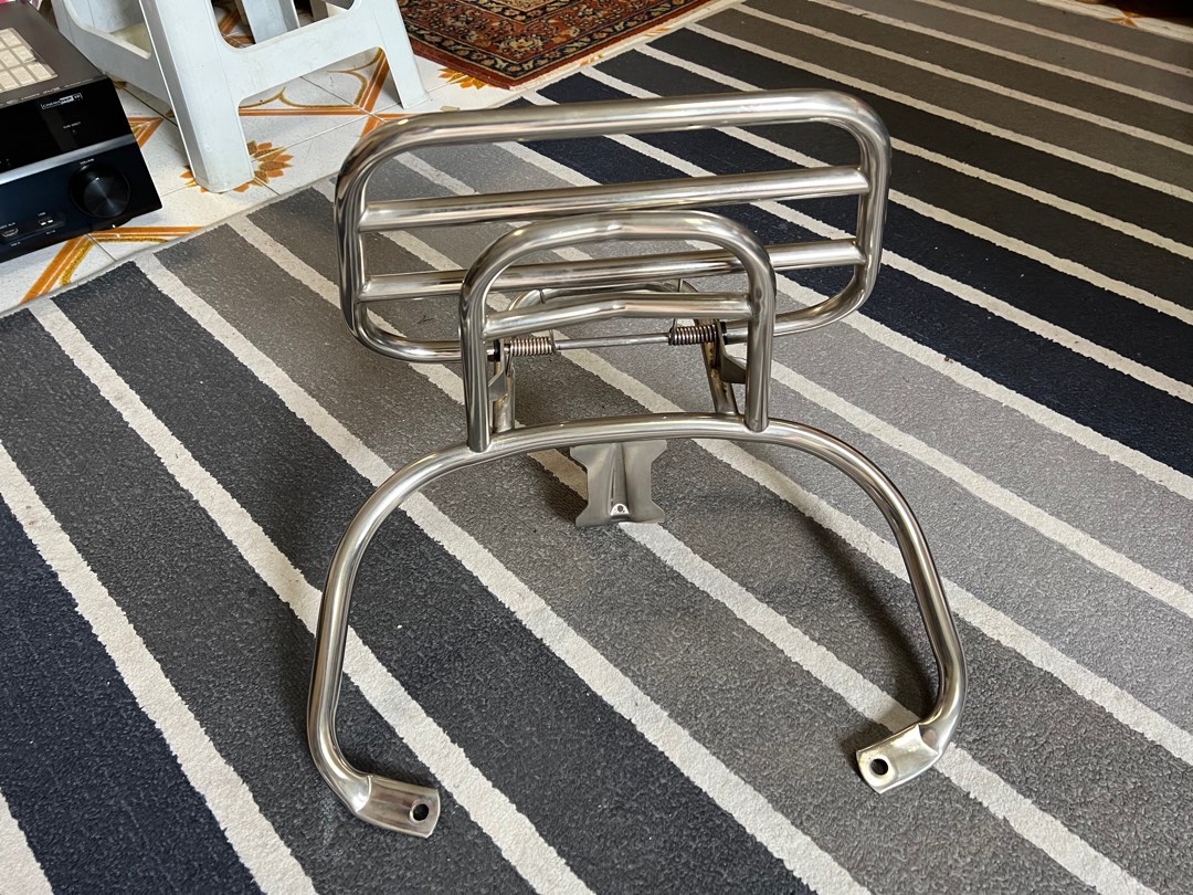 Vespa Rear Rack ( Vespa LX 150), Motorcycles, Motorcycle Accessories on ...