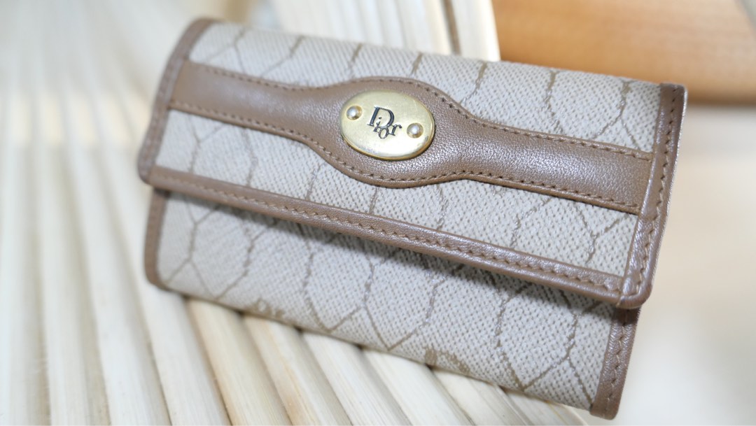 Vintage Christian Dior Key Pouch, Luxury, Bags & Wallets on Carousell
