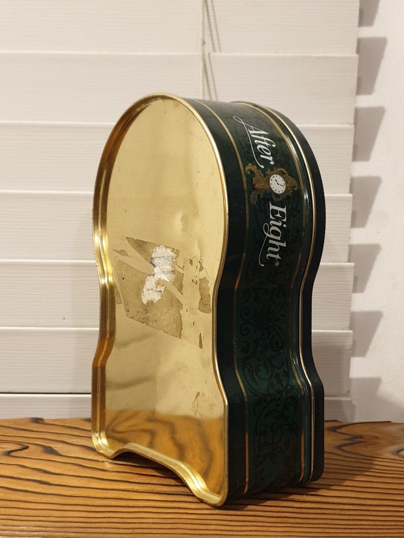 Vintage After Eight Chocolate Clock Shape Tin Box Decorative, Hobbies ...