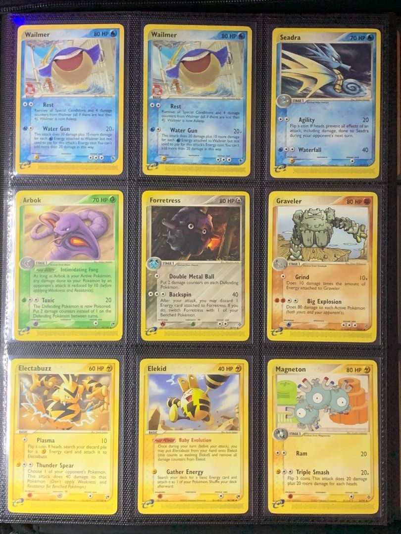Vintage Pokemon Cards!! WOTC Fossil Base Set Unlimited Gym Heroes Expedition Aquapolis and many ...