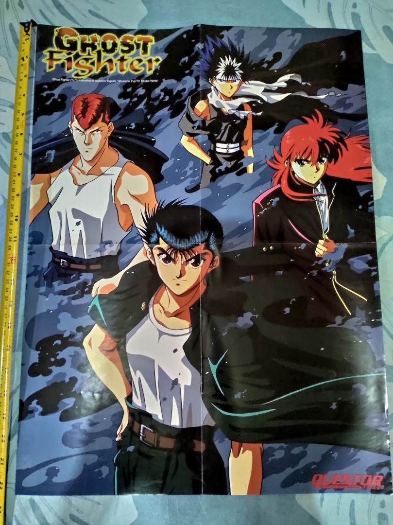 Vintage Poster - Ghost Fighter Yuyu Hakusho (Questor), Hobbies & Toys ...