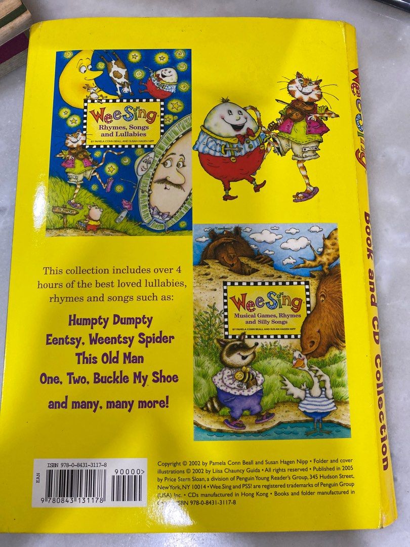 Wee Sing Book n CD Collection, Hobbies & Toys, Books & Magazines ...