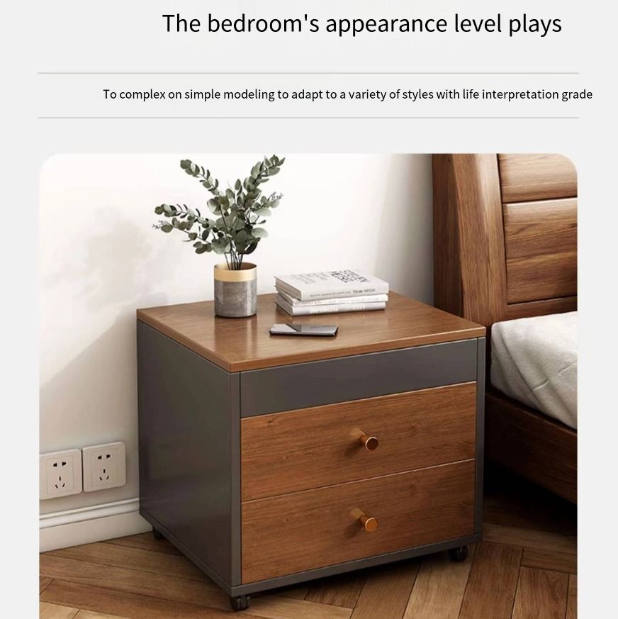 wooden cute bedside table with free delivery, Furniture & Home Living ...