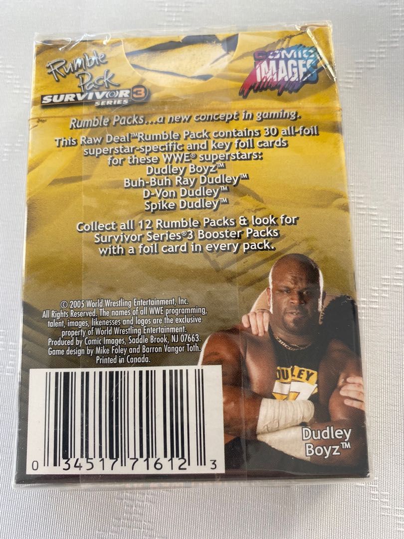 WWE Raw deal SS3 Rumble Pack #12, Hobbies & Toys, Toys & Games on Carousell