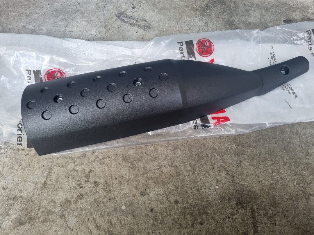 XSR 155 Exhaust Side Cover, Motorcycles, Motorcycle Accessories on ...