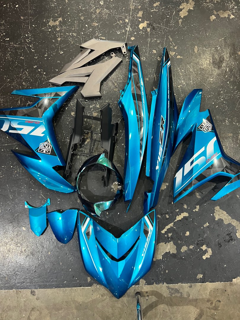 Yamaha Sniper/Y15ZR Coverset Ready To Respray, Motorcycles, Motorcycle ...