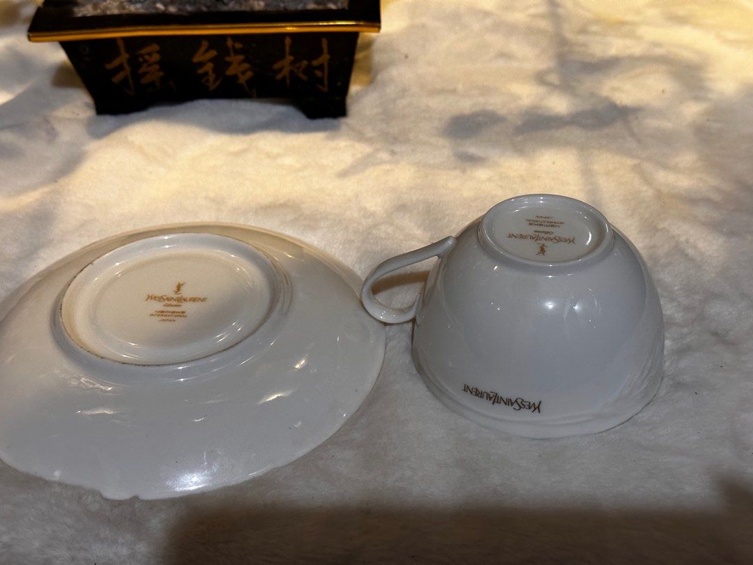 YSL Cup and. saucer, Furniture & Home Living, Kitchenware & Tableware ...