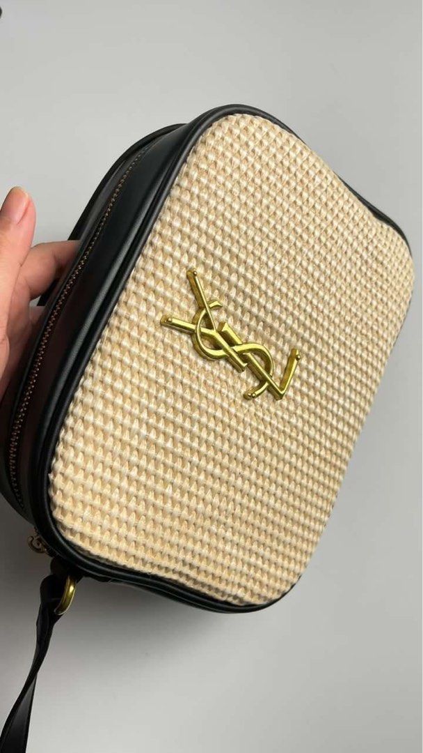 YSL Lou Raffia Crossbody Bag on Carousell