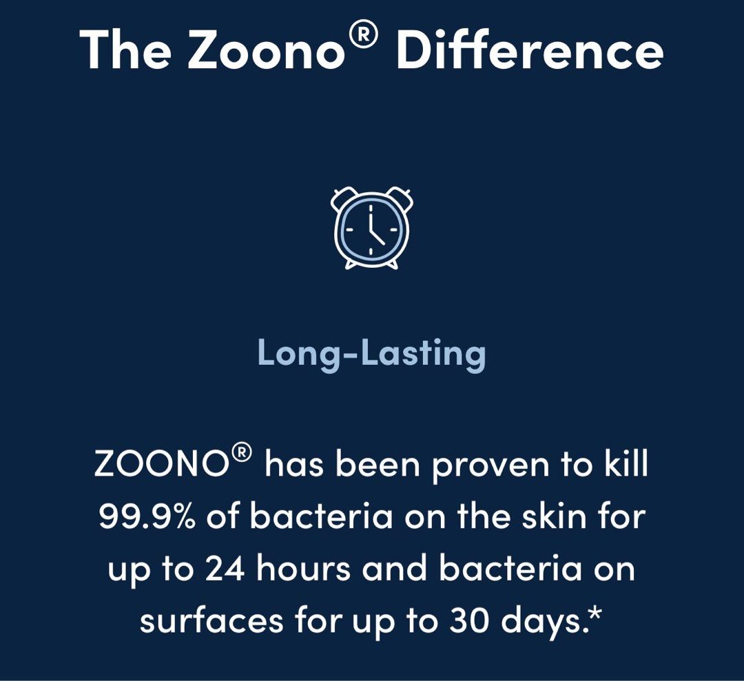 ZOONO Hand Sanitizer 500ml 24-hour Protection Alcohol Free Made In NZ on Carousell