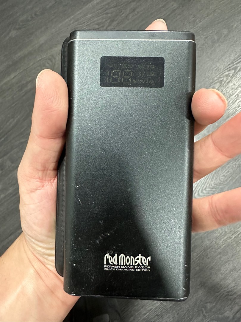 Red monster 12000 mah powerbank, Mobile Phones & Gadgets, Mobile ...
